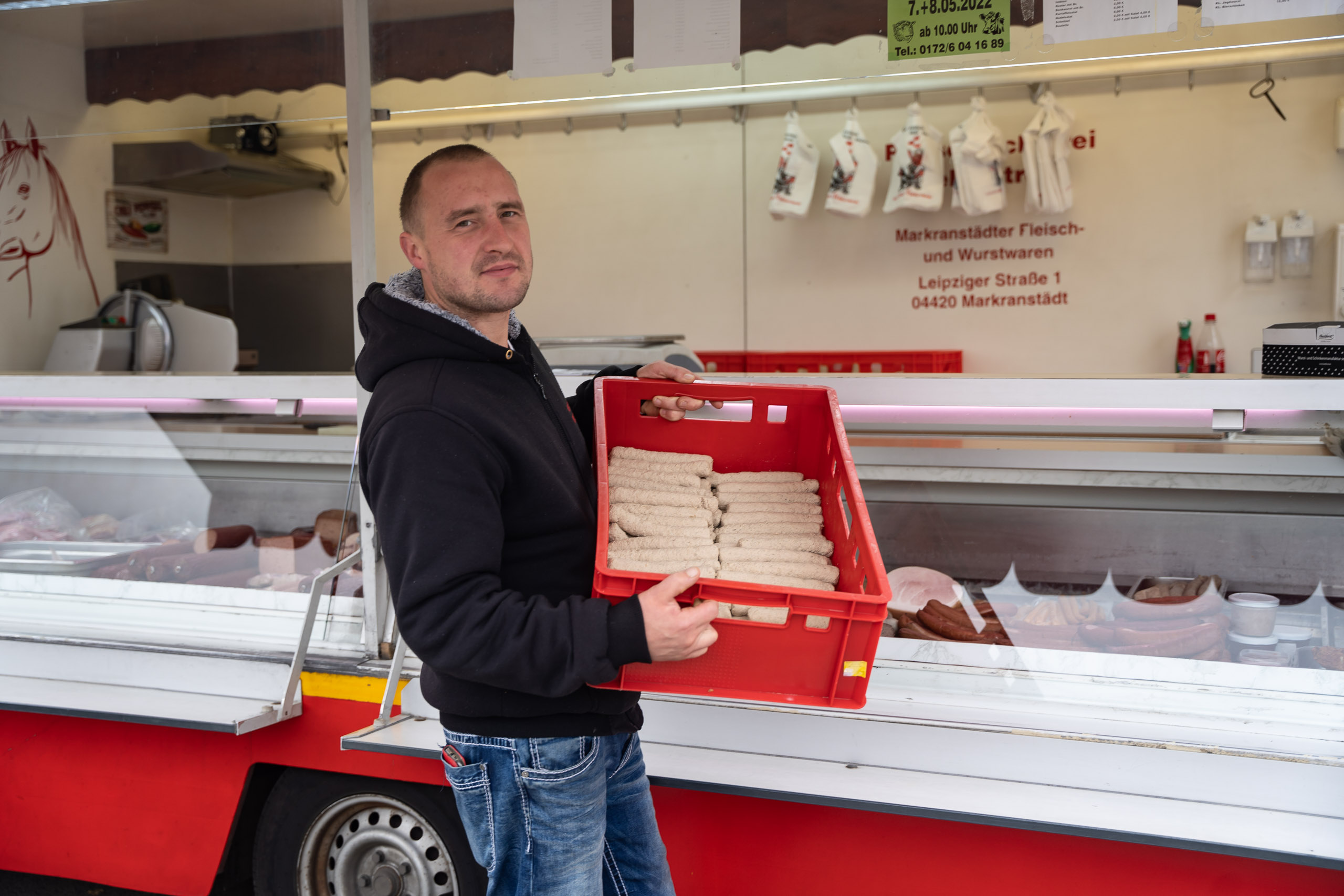 Markt am Sportforum Leipzig Wochenmarkt Verbrauchermarkt